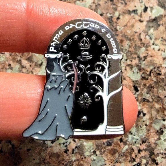 Jewelry | 2 For 13 Lord Of The Rings Doors Of Durin Design Enamel Pin ...